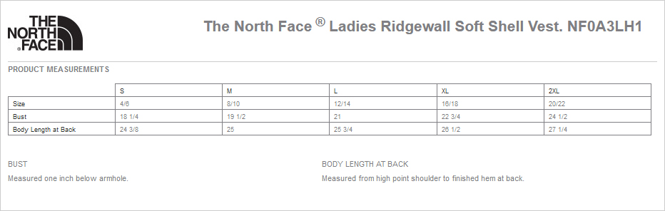The North Face - Ladies Ridgewall Soft Shell Vest | AEC Online